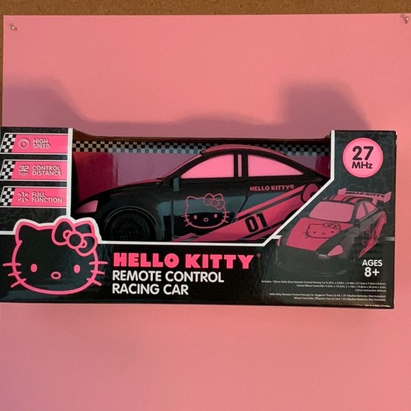 Sanrio | Toys | Hello Kitty Remote Control Racing Car | Poshmark